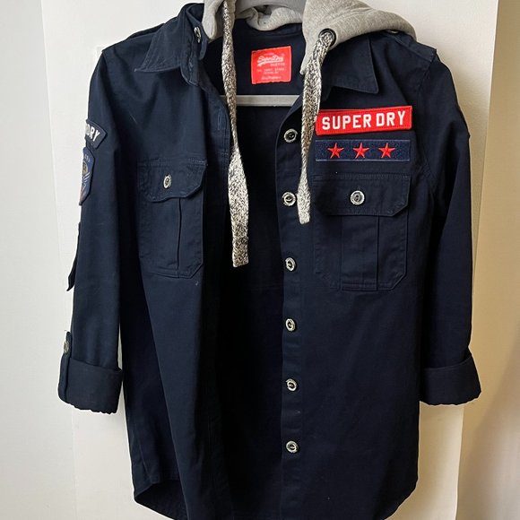 Superdry | Jackets & Coats | Superdry Canvas Army Jacket | Poshmark